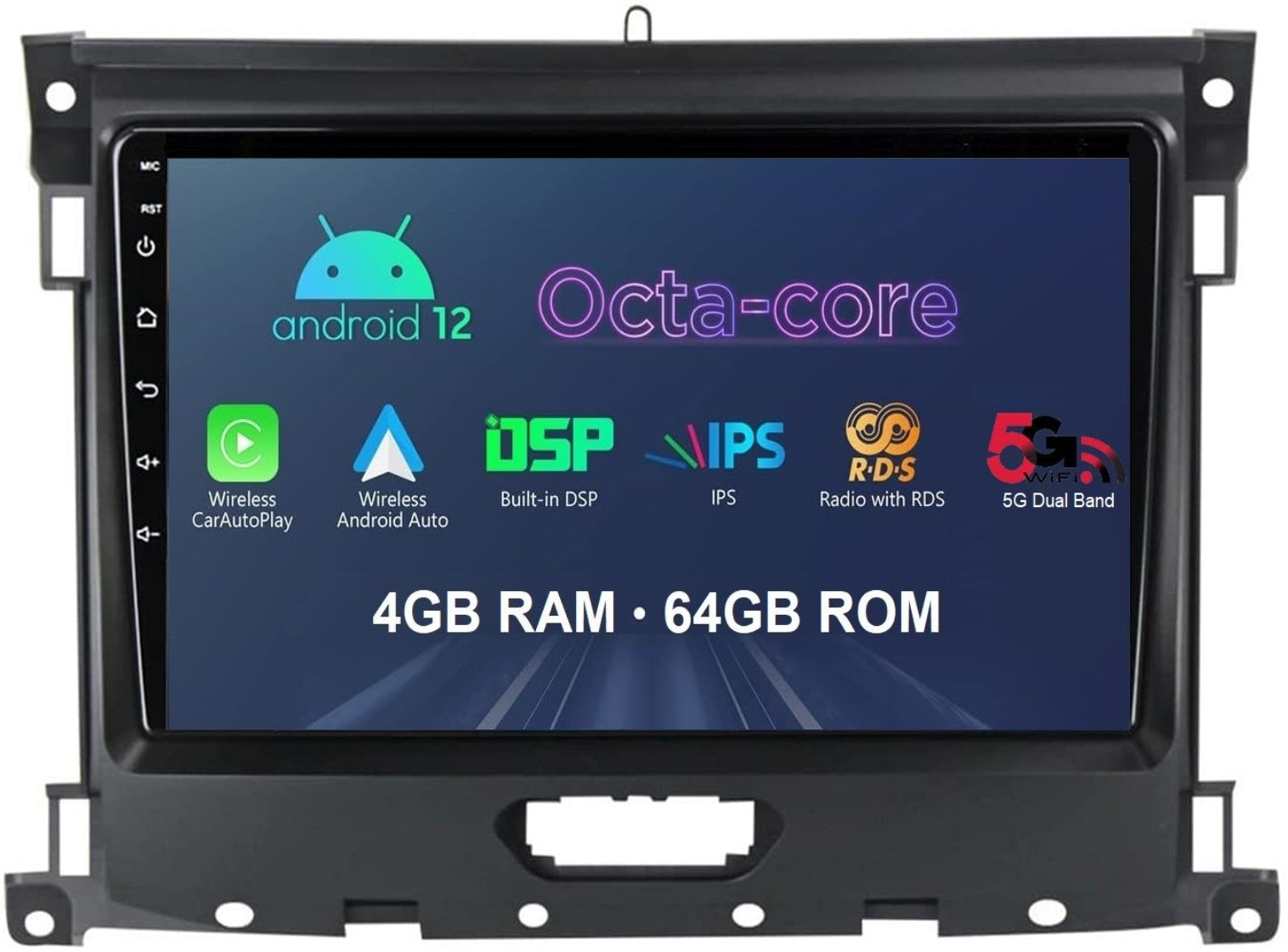 Stylus STY-FORD-6 Ford Ranger T7 2015-22 Carplay/AndroidAuto Radio