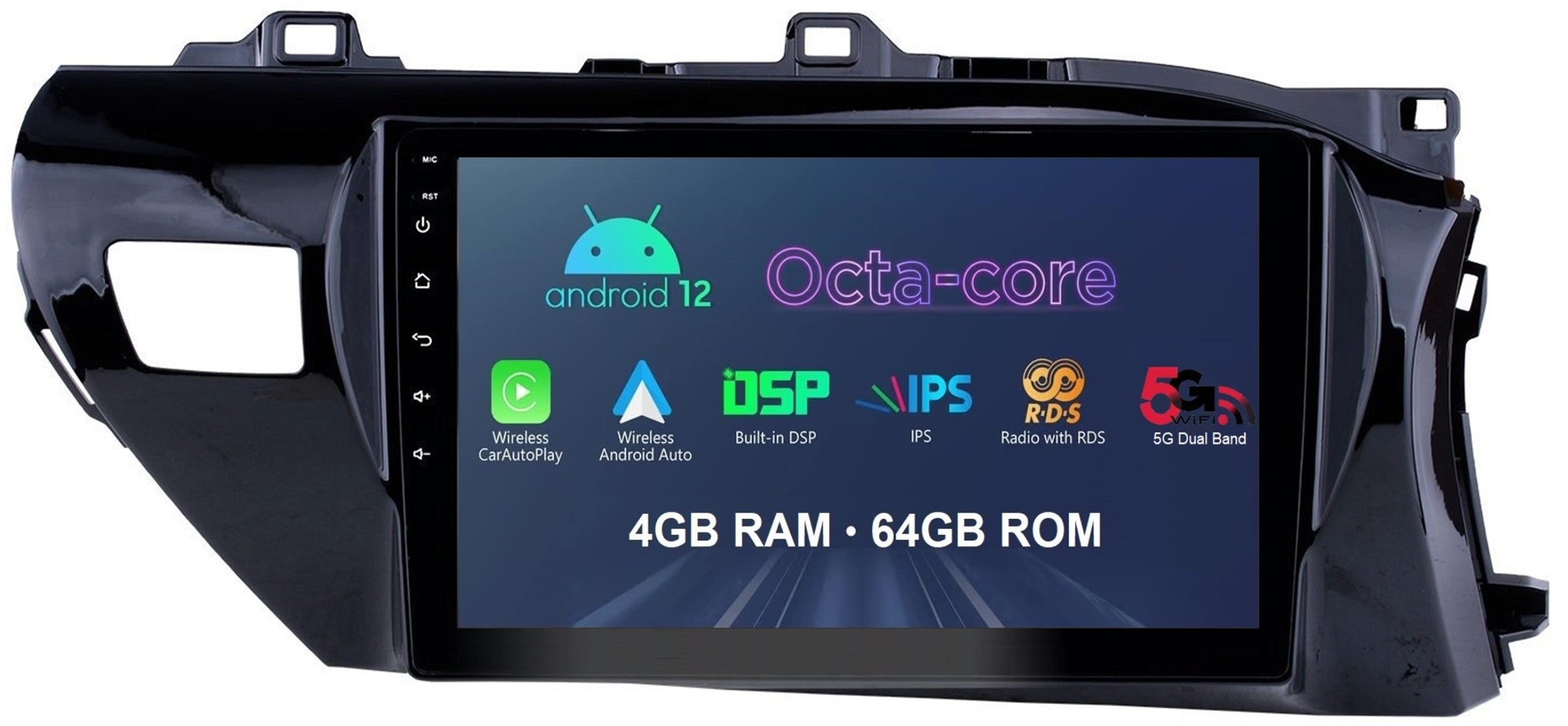 Stylus STY-TOYOTA-11 Hilux 10" Carplay/AndroidAuto Radio