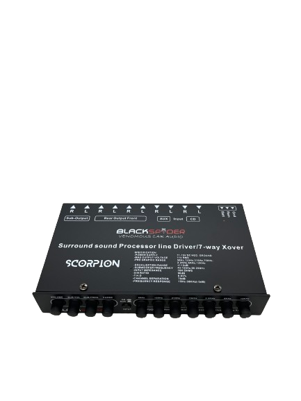 Black Spider SCORPION 7 Band Parametric Equalizer