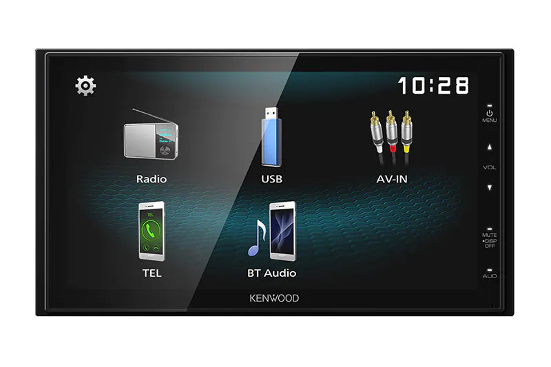 KENWOOD DMX1025BT 6.8" Double Din BT/USB MEDIA PLAYER